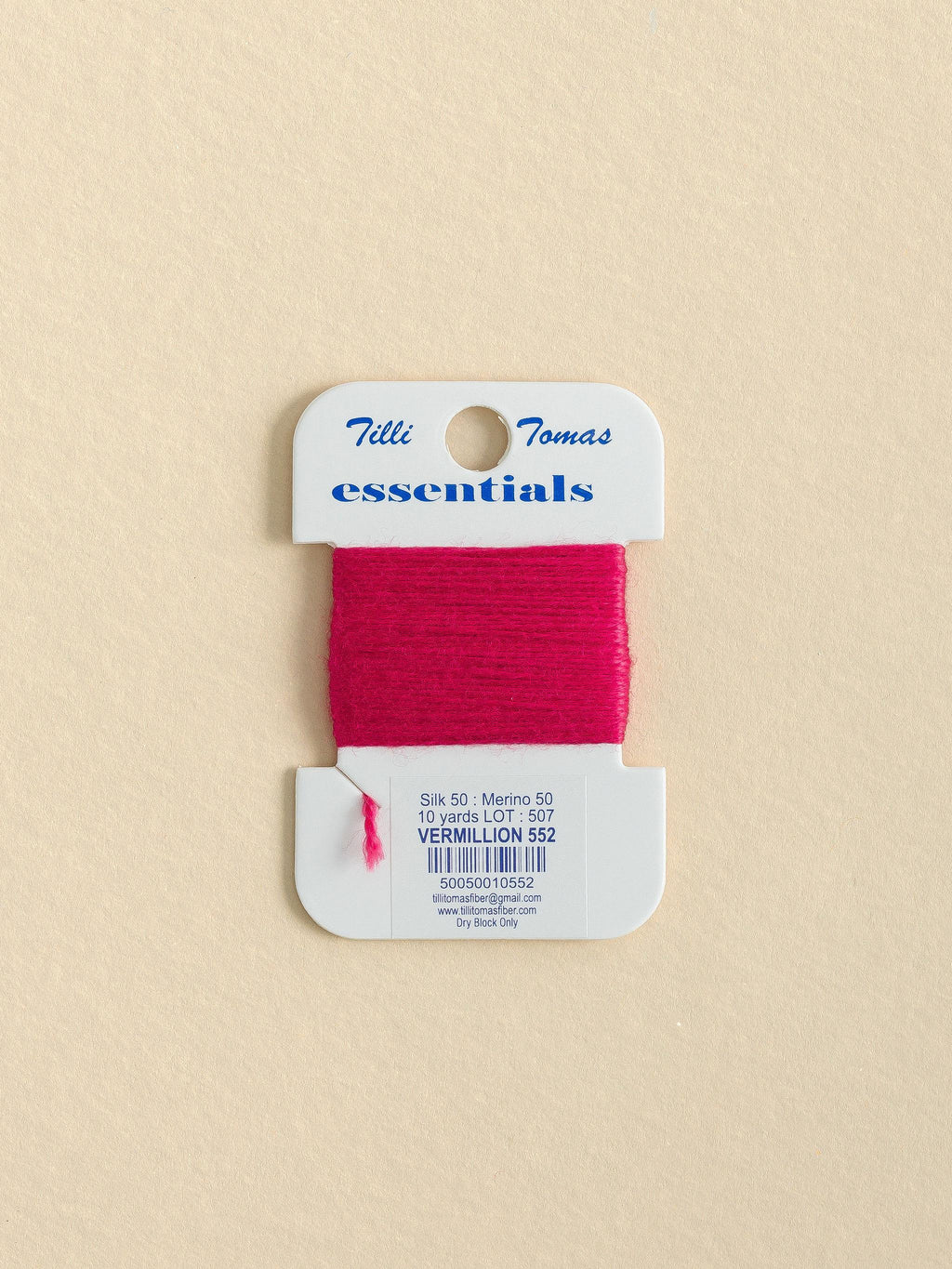 Essentials Vermillion 552 Thread | Planet Earth Fiber | Le Fil